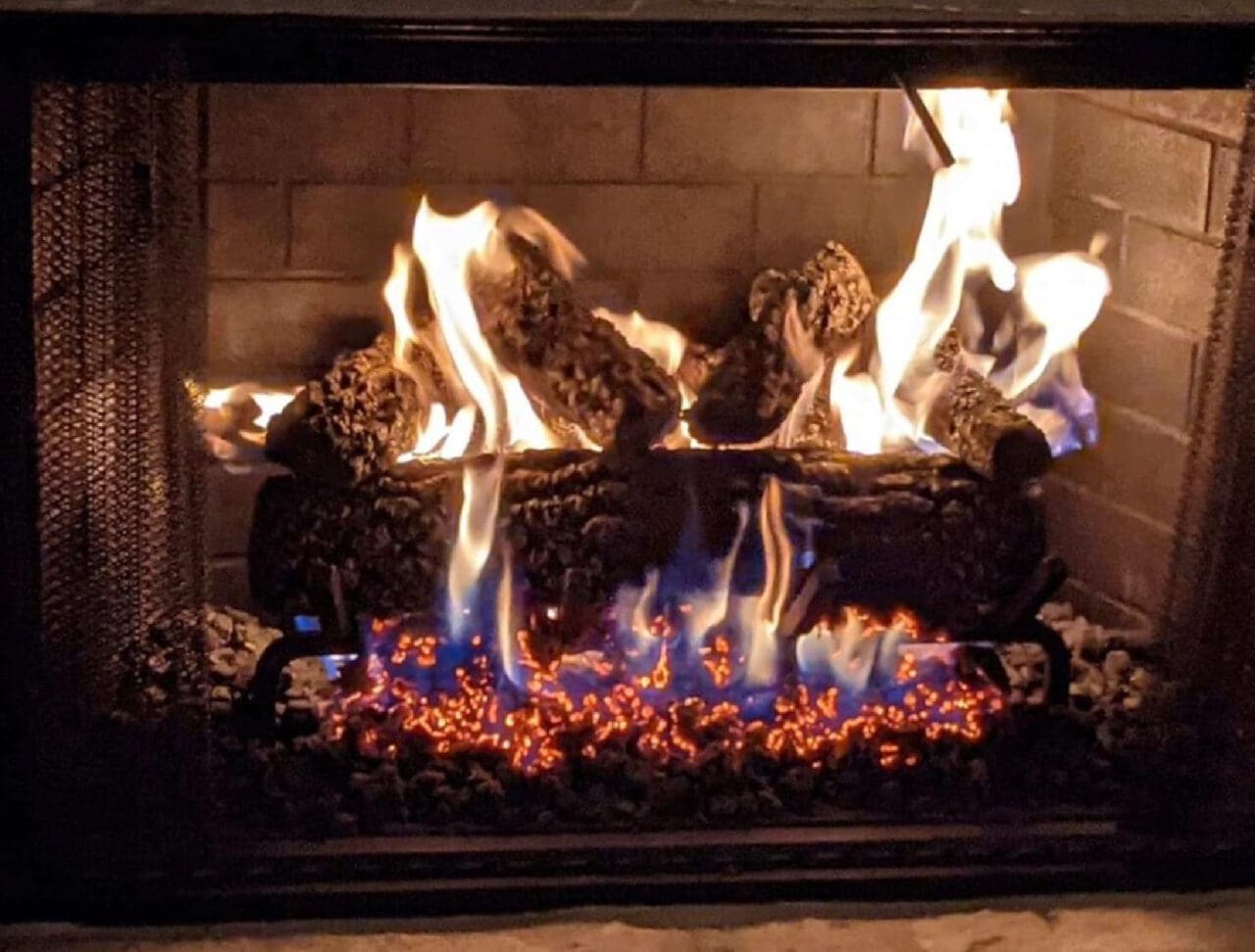 Gas Log Set Near Me - Austin TX - Churchill's Fireside & Patio